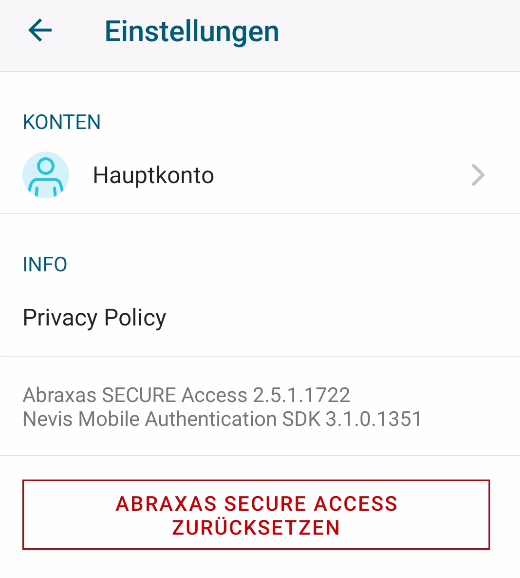 SECURE Access / SG-Log... | Abraxas IAM Dokumentation